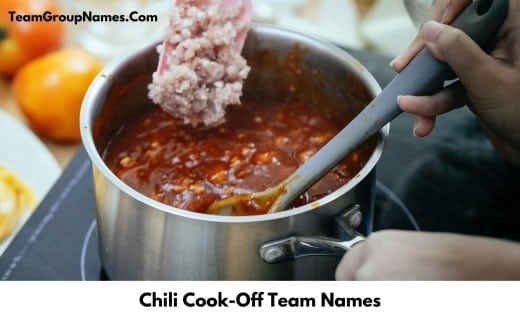 160+ Chili Cook Off Team Names