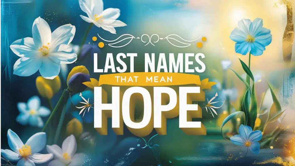 340+ Last Names That Mean Hope - Surnames and Family Names (With Origins)