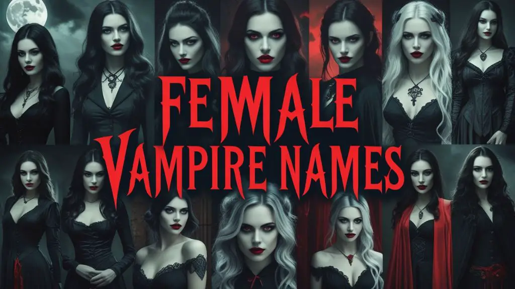 350+ Female Vampire Names (Dark & Mysterious Names With Meanings)