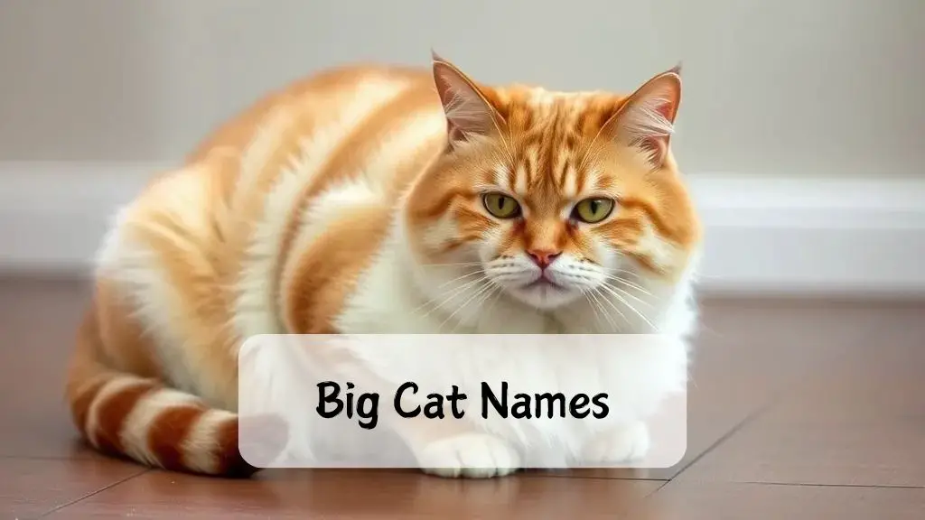 480+ Big Cat Names for Your Not-So-Little Friend