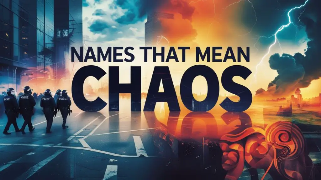 460+ Names That Mean Chaos (Powerful & Wild Names With Meanings)