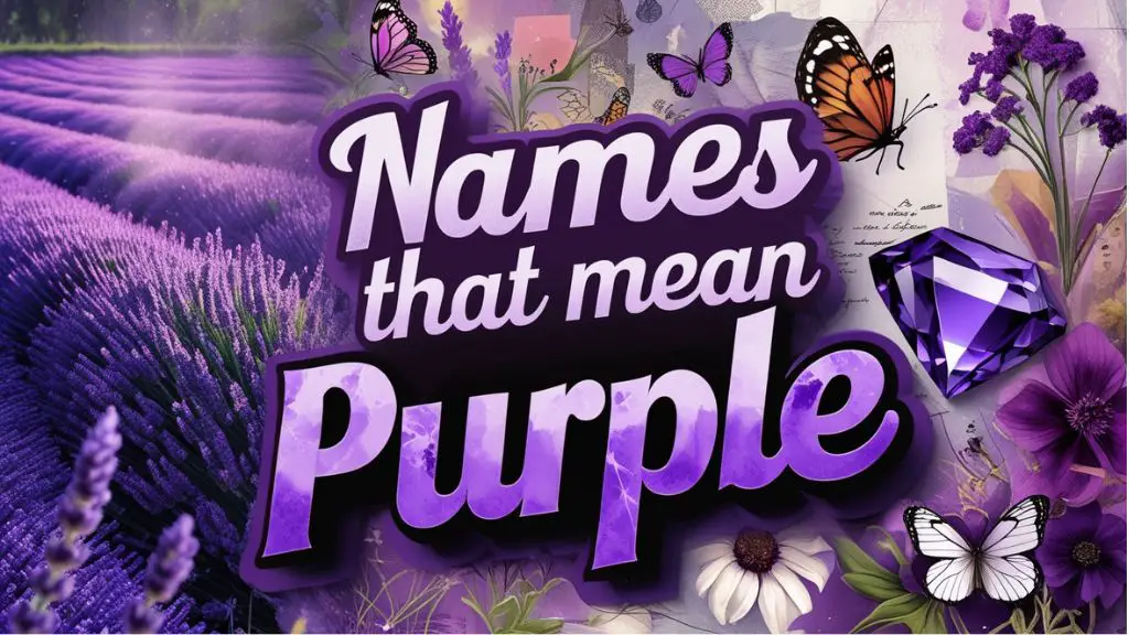 450+ Names That Mean Purple for Girls & Boys (With Meanings)