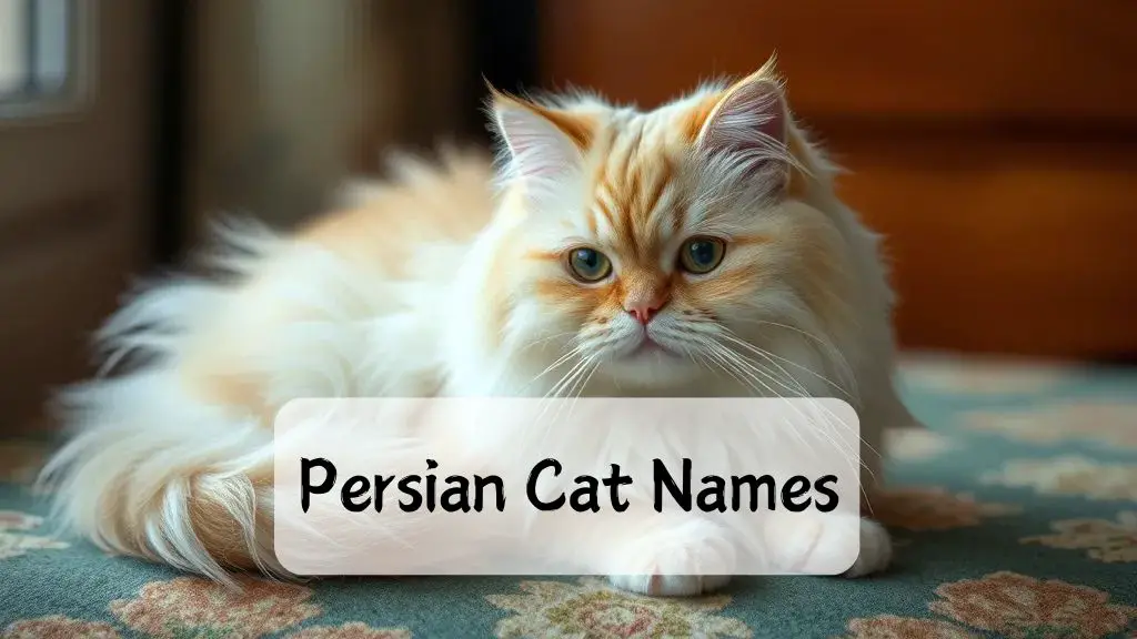 540+ Persian Cat Names for Your New Kitty [With Meanings!]