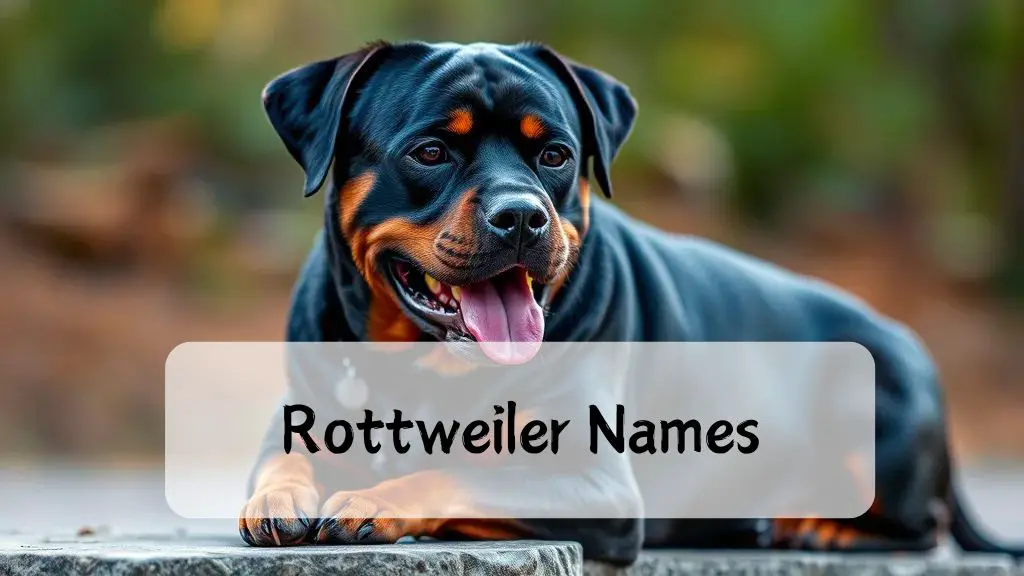 500+ Rottweiler Names for Your Lovable Guard Dog
