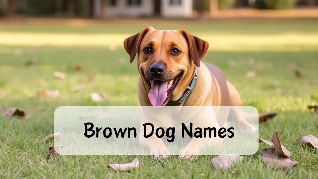 650+ Brown Dog Names for Your Chocolate Companion