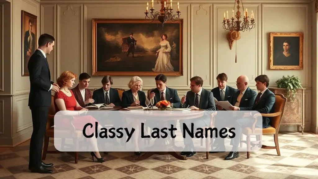 350+ Classy Last Names (Elegant Surnames with Rich Histories and Meanings)