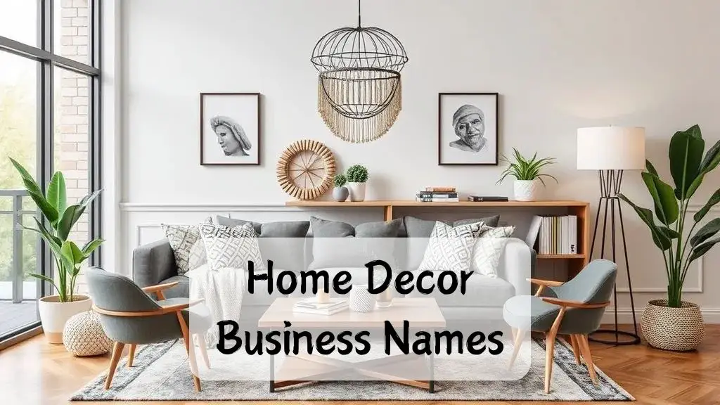 600+ Home Decor Business Names for Your Interior Design Brand