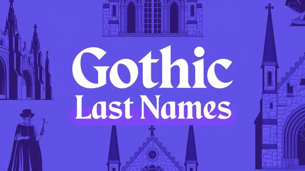 300+ Gothic Last Names (Dark and Elegant Surnames)