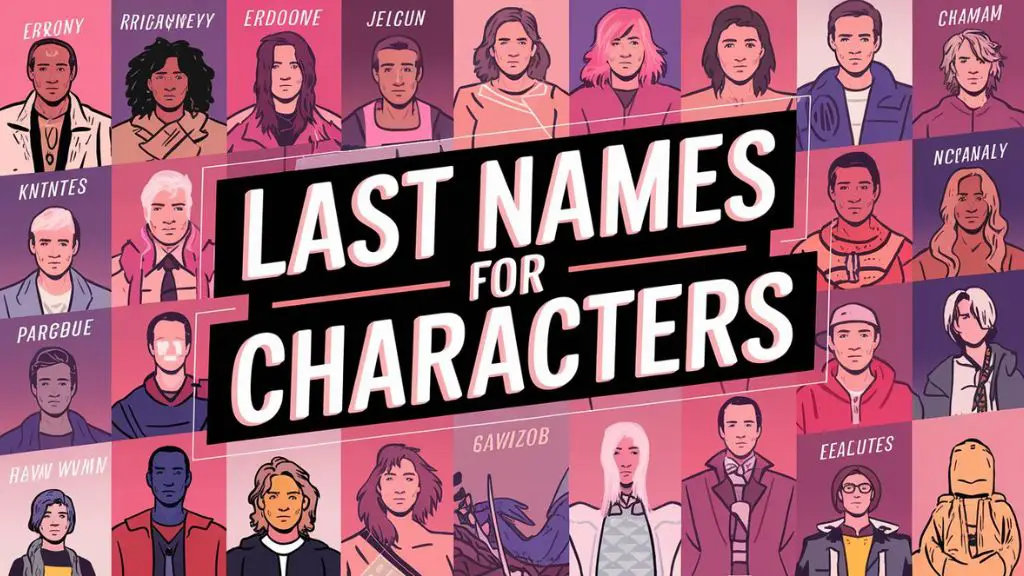 200+ Last Names for Characters (Fantasy, Modern & Classic Surnames)