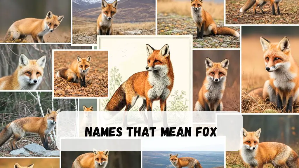 350+ Names That Mean Fox (Cultural & Symbolic Name Ideas)