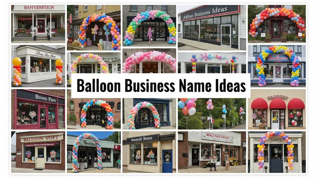300+ Balloon Business Name Ideas That Will Make Your Brand Pop