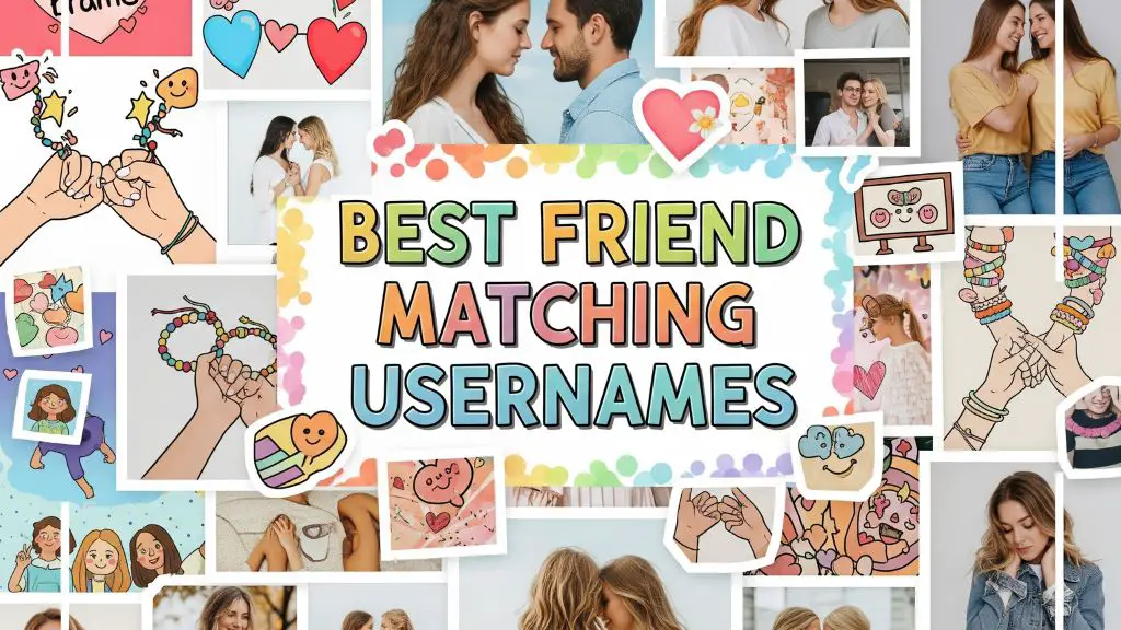 300+ Best Friend Matching Usernames (From Cute to Quirky)