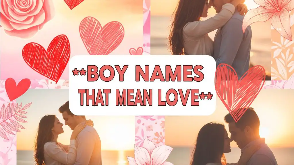 300+ Boy Names That Mean Love (for Your Little One)