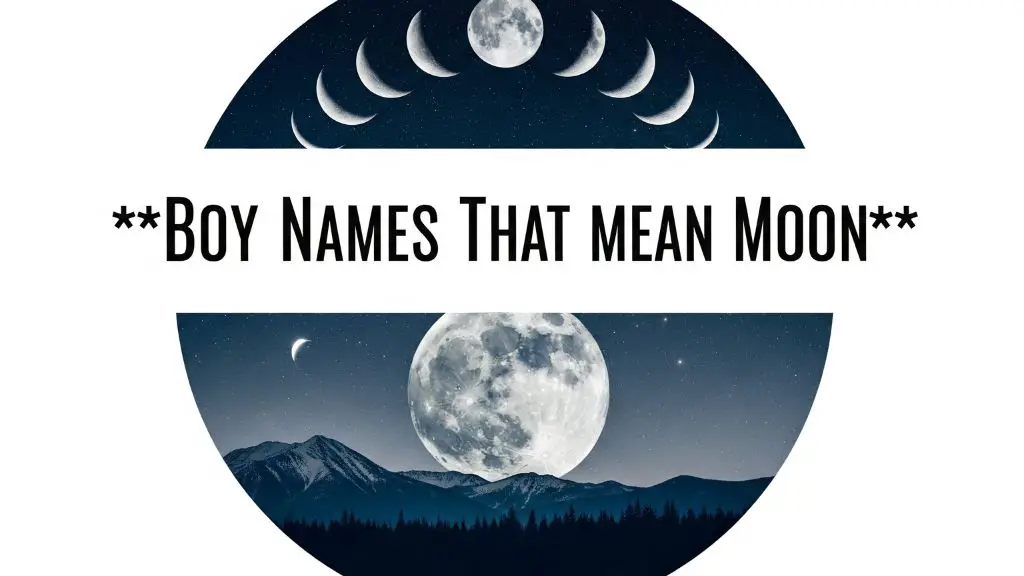 300+ Boy Names That Mean Moon (with Meanings & Origins)