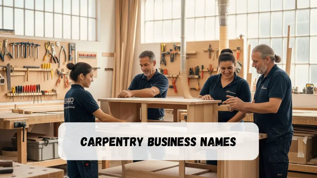 300+ Carpentry Business Names to Launch Your Woodworking Business
