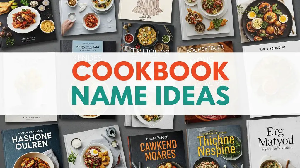 300+ Cookbook Name Ideas to Boost Your Sales