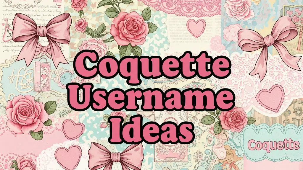 300+ Coquette Username Ideas (Every Soft Girl Needs for Her Digital ...