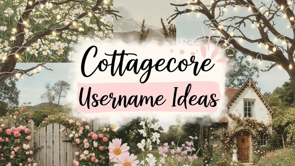 300+ Cottagecore Username Ideas That Capture Your Countryside Aesthetic