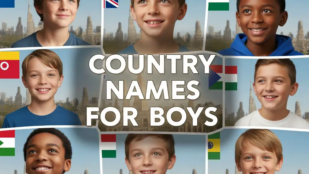 300+ Country Names for Boys (with Meanings and Cultural Significance)