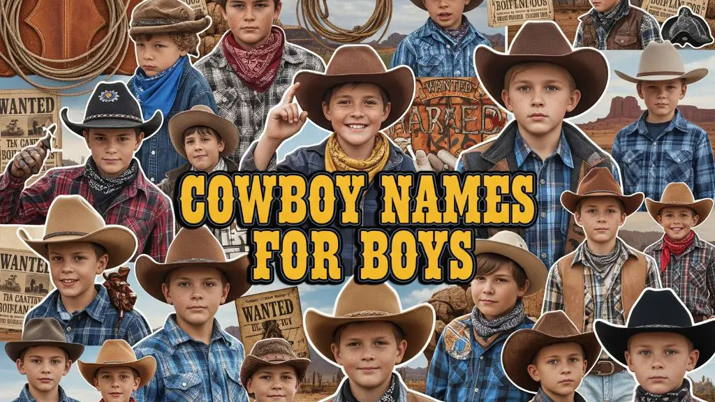 300+ Cowboy Names for Boys (That Capture Wild West Spirit)