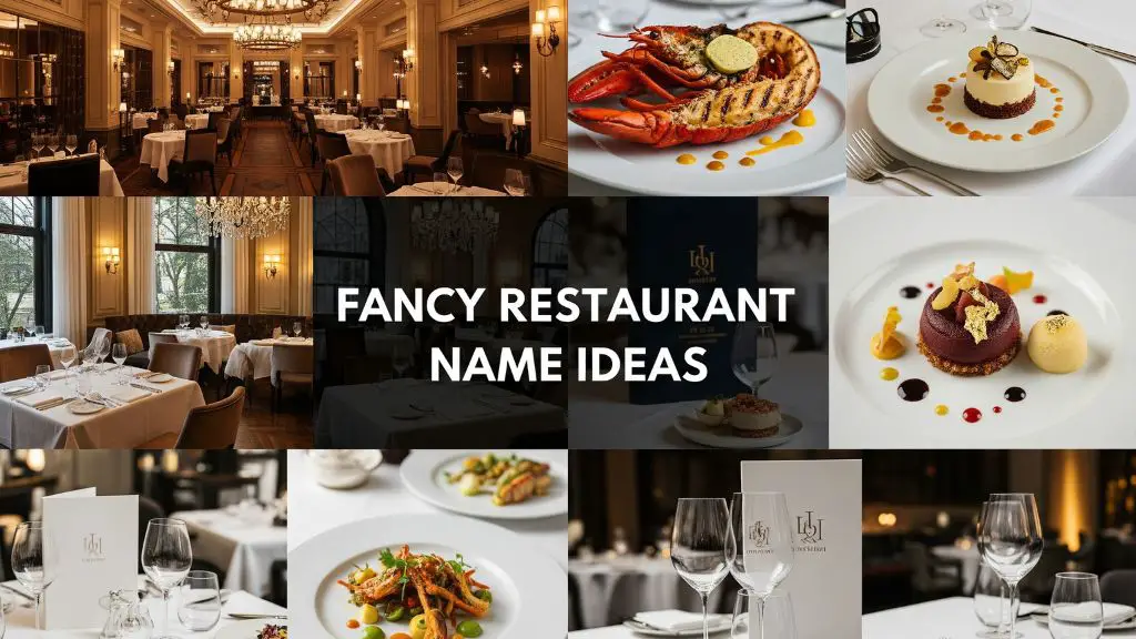 300+ Fancy Restaurant Name Ideas That Scream Luxury