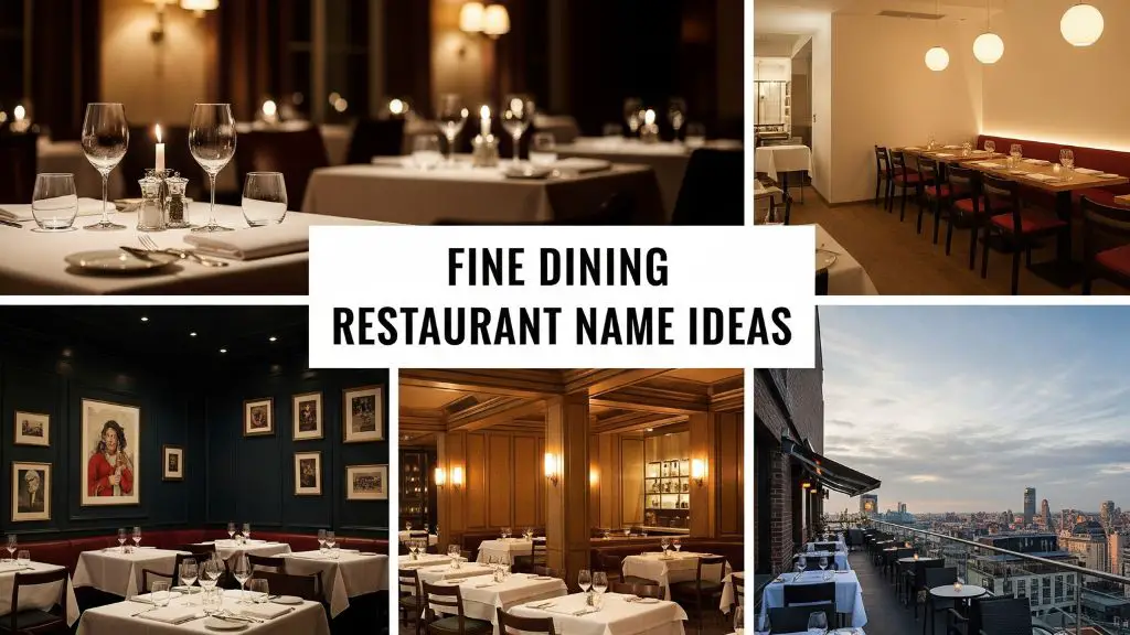 300+ Fine Dining Restaurant Name Ideas (That'll Make Your Place ...