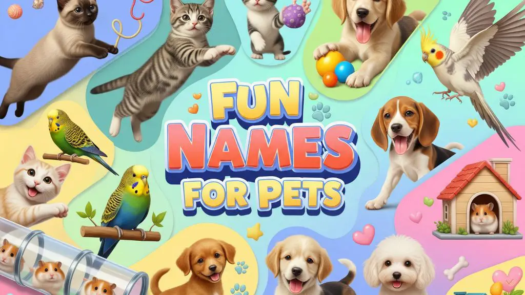 300+ Fun Names for Pets (Hilarious, Creative, and Memorable Pet Names)
