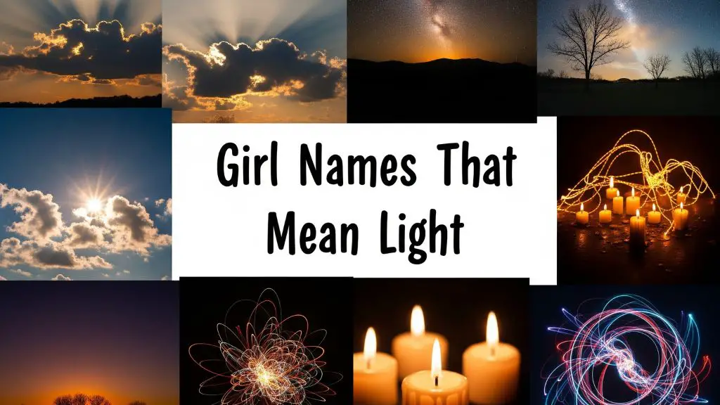 300+ Girl Names That Mean Light (Bright and Beautiful Choices)