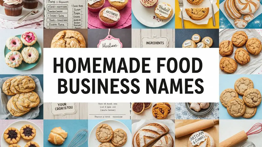 300+ Homemade Food Business Names for Every Kitchen Entrepreneur