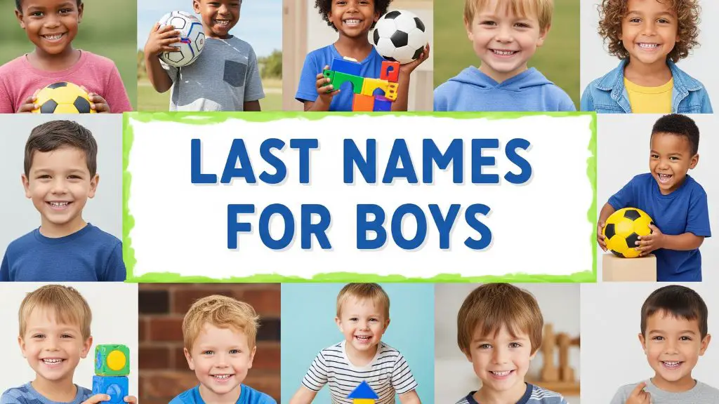 300+ Last Names for Boys (Modern and Traditional Surname Ideas)