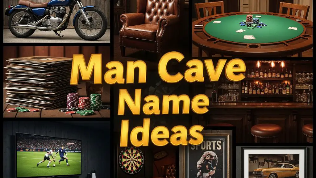 300+ Man Cave Name Ideas for Every Guy - Sports, Gaming, Whiskey & More