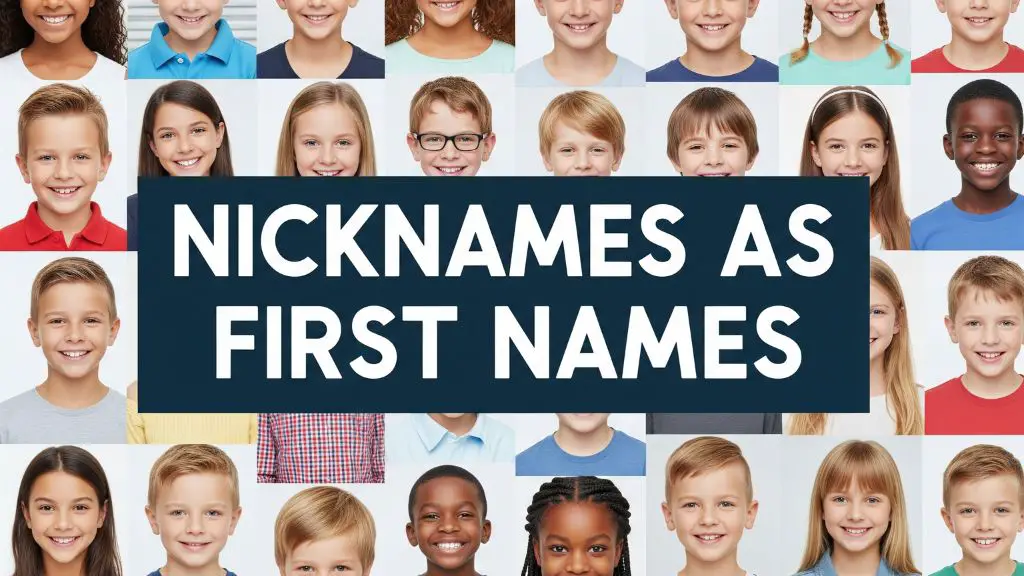 300+ Nicknames as First Names (Cute, Cool & Classic Options)