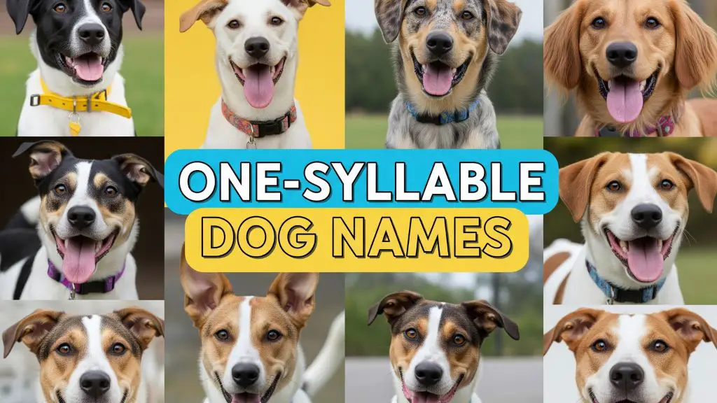 300+ One-Syllable Dog Names (Quick & Catchy Options)