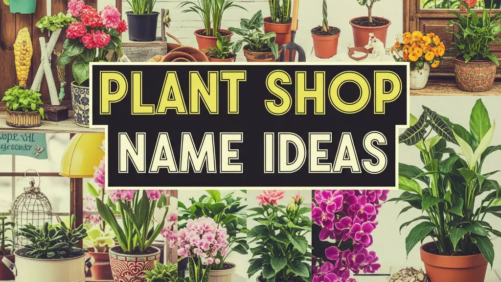 300+ Plant Shop Name Ideas (That'll Make Your Business Bloom)