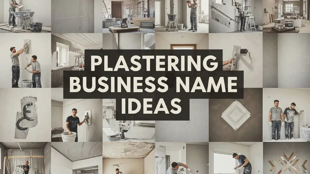 300+ Plastering Business Name Ideas to Build Your Brand