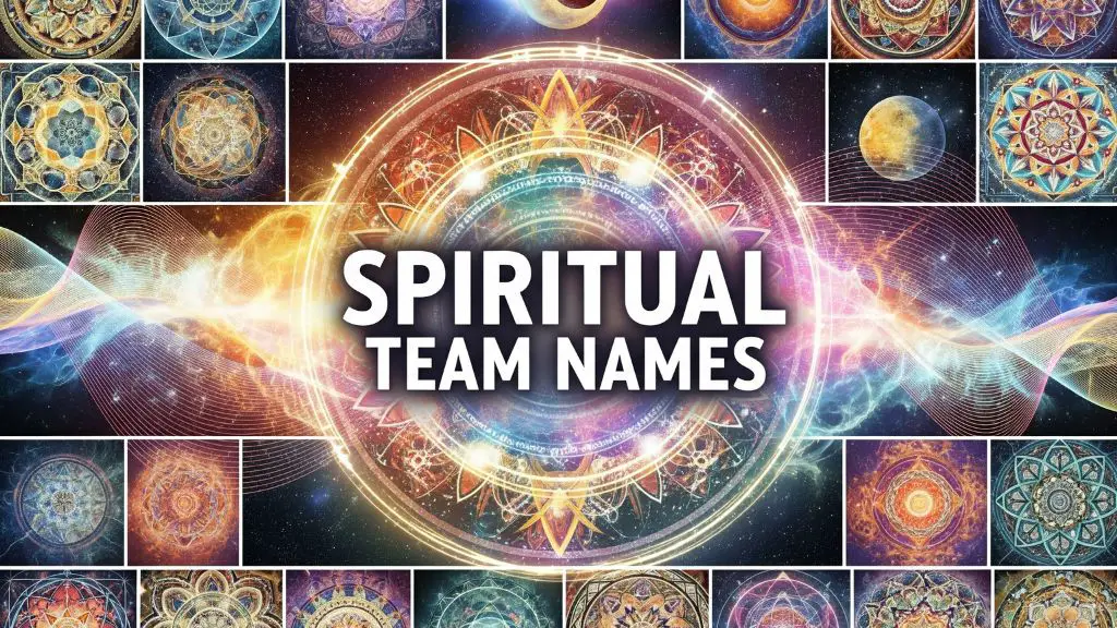 300+ Spiritual Team Names to Unite Your Group's Divine Purpose