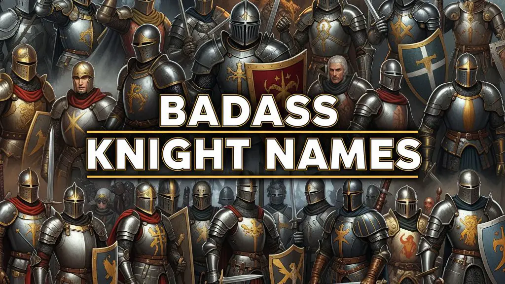 300+ Badass Knight Names (That Command Respect)