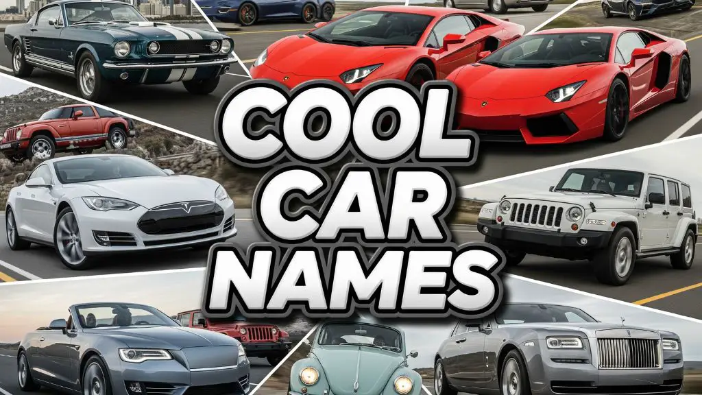 Cool Car Names for Every Personality - 300+ Perfect Options