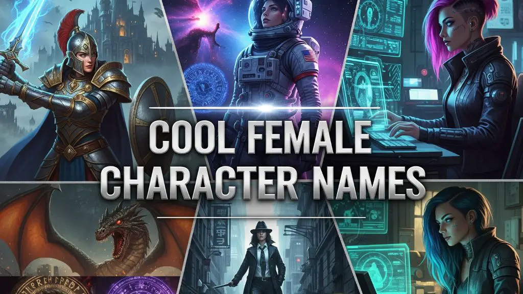 300+ Cool Female Character Names to Bring Your Stories to Life