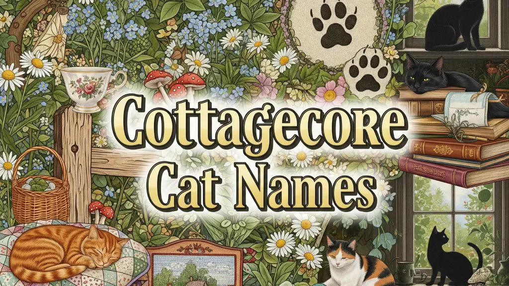 300+ Cottagecore Cat Names Inspired by Nature, Vintage Charm & Cozy ...