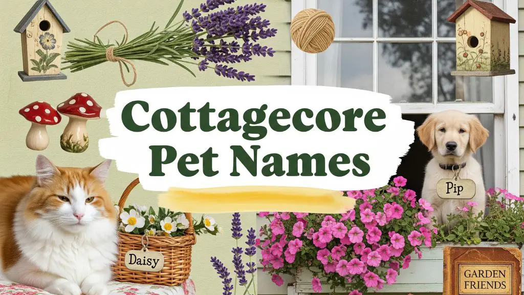 300+ Cottagecore Pet Names (That Capture Country Living Magic)