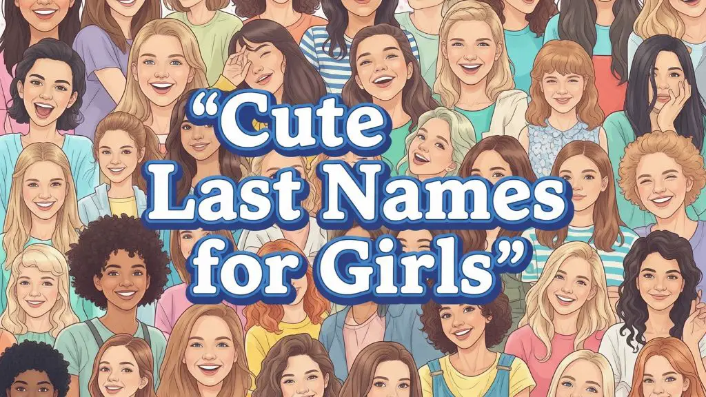 300+ Cute Last Names for Girls (Adorable Surnames)