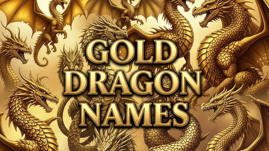 300+ Gold Dragon Names (From Ancient Mythology to Modern Fantasy)