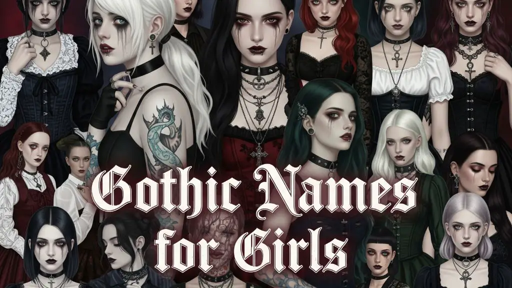 300+ Gothic Names for Girls With Deep Meanings