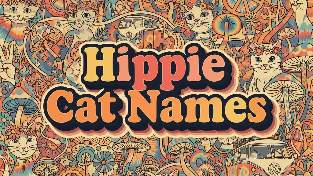 300+ Hippie Cat Names (Peaceful, Musical & Spiritual Options)