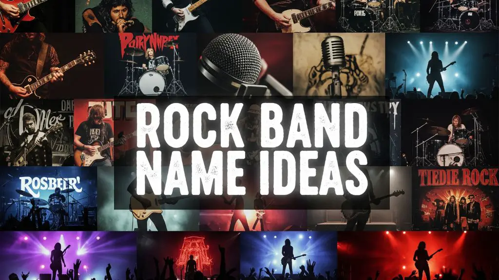 300+ Rock Band Name Ideas (That Will Make Your Group Unforgettable)