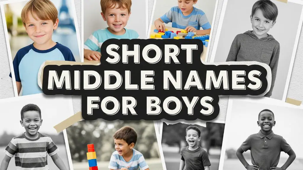300+ Short Middle Names for Boys (That Flow Beautifully)
