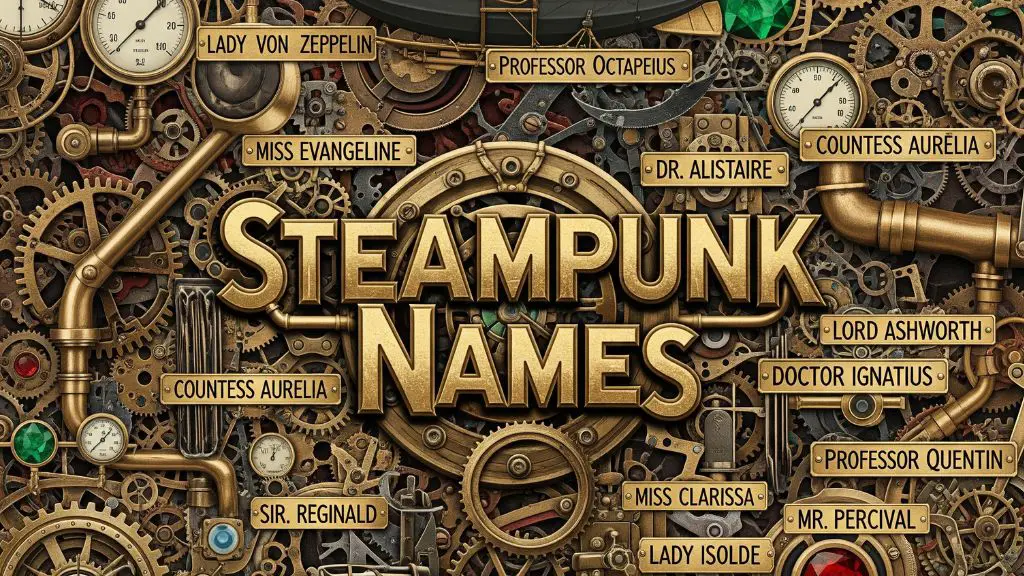 300+ Steampunk Names That Capture Victorian Innovation and Adventure