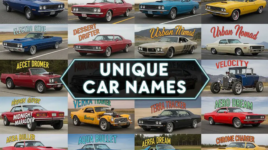 Unique Car Names by Color, Style & Personality: 300+ Ideas to Inspire You