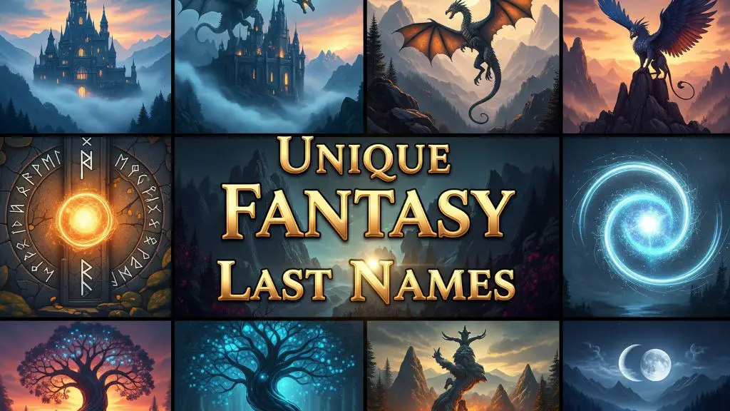 300+ Unique Fantasy Last Names & Surnames (That Will Transform Your ...